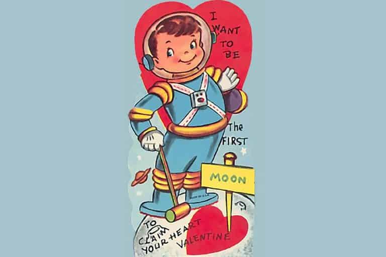 50 Free Printable Retro Space Age Valentines - Things Boomers Like