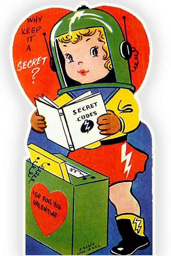50 Free Printable Retro Space Age Valentines - Things Boomers Like