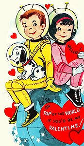 50 Free Printable Retro Space Age Valentines - Things Boomers Like